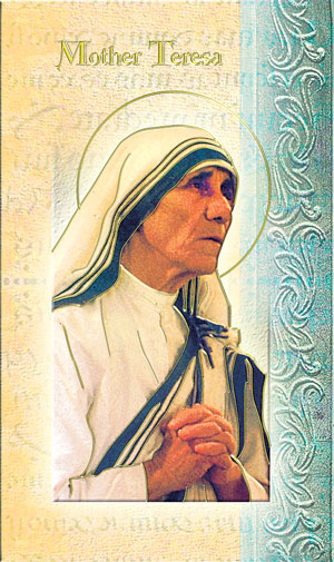 Mother Teresa Biography Card